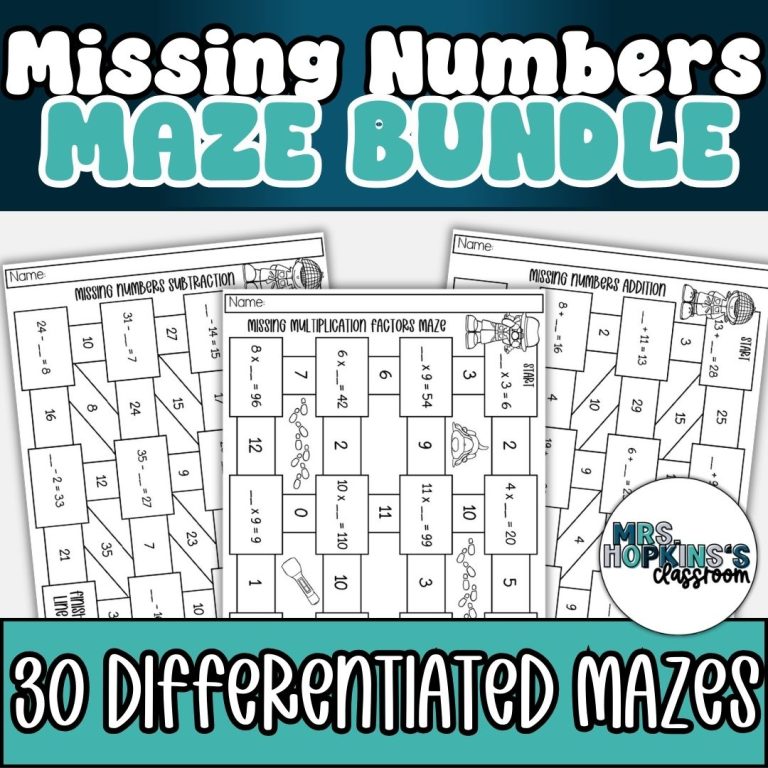 Mrs Hopkins's Classroom | Math Resources Grades 3-5